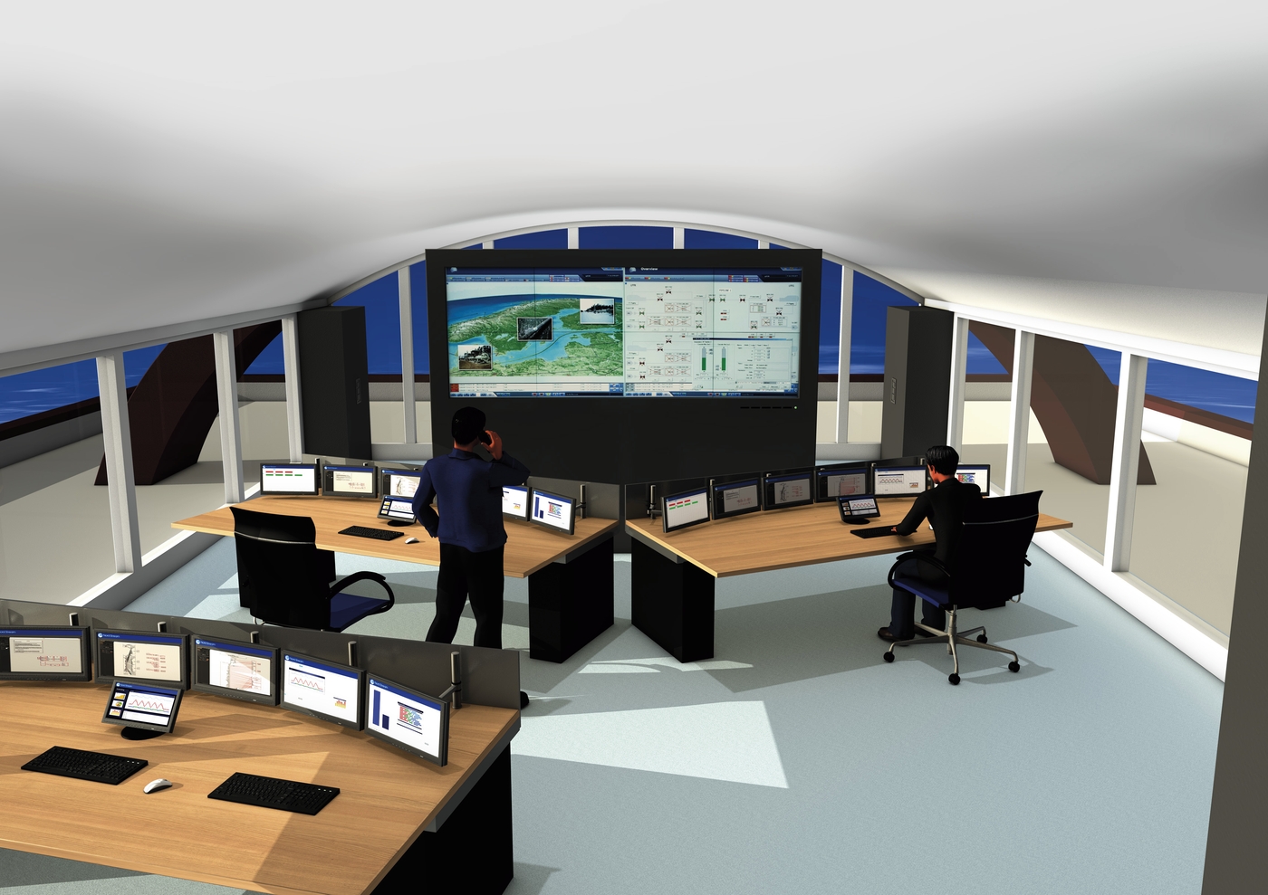 "Kontrollzentrum in Zug" - Bilder - Nord Stream AG